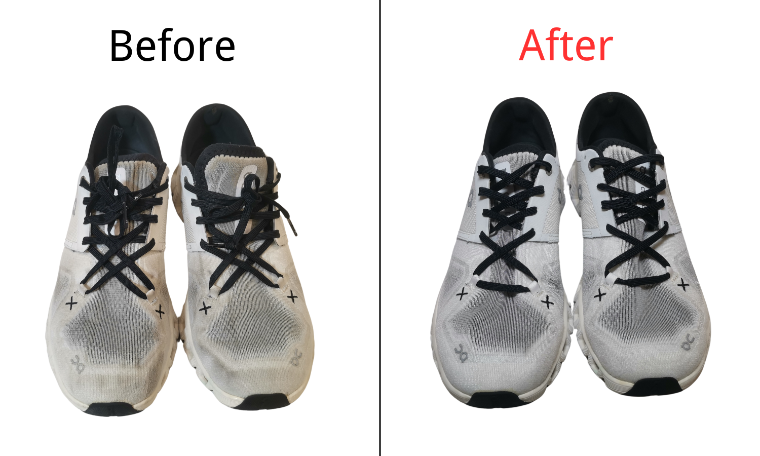 Before & After Magic! 😍😍 For Clean ON® (QC)Shoes! Shoe clean/sneaker c ...